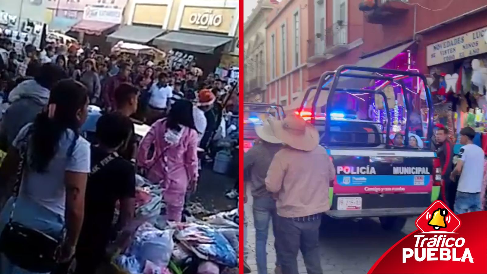 Riña entre ambulantes en el Centro Histórico de Puebla deja un herido y ...