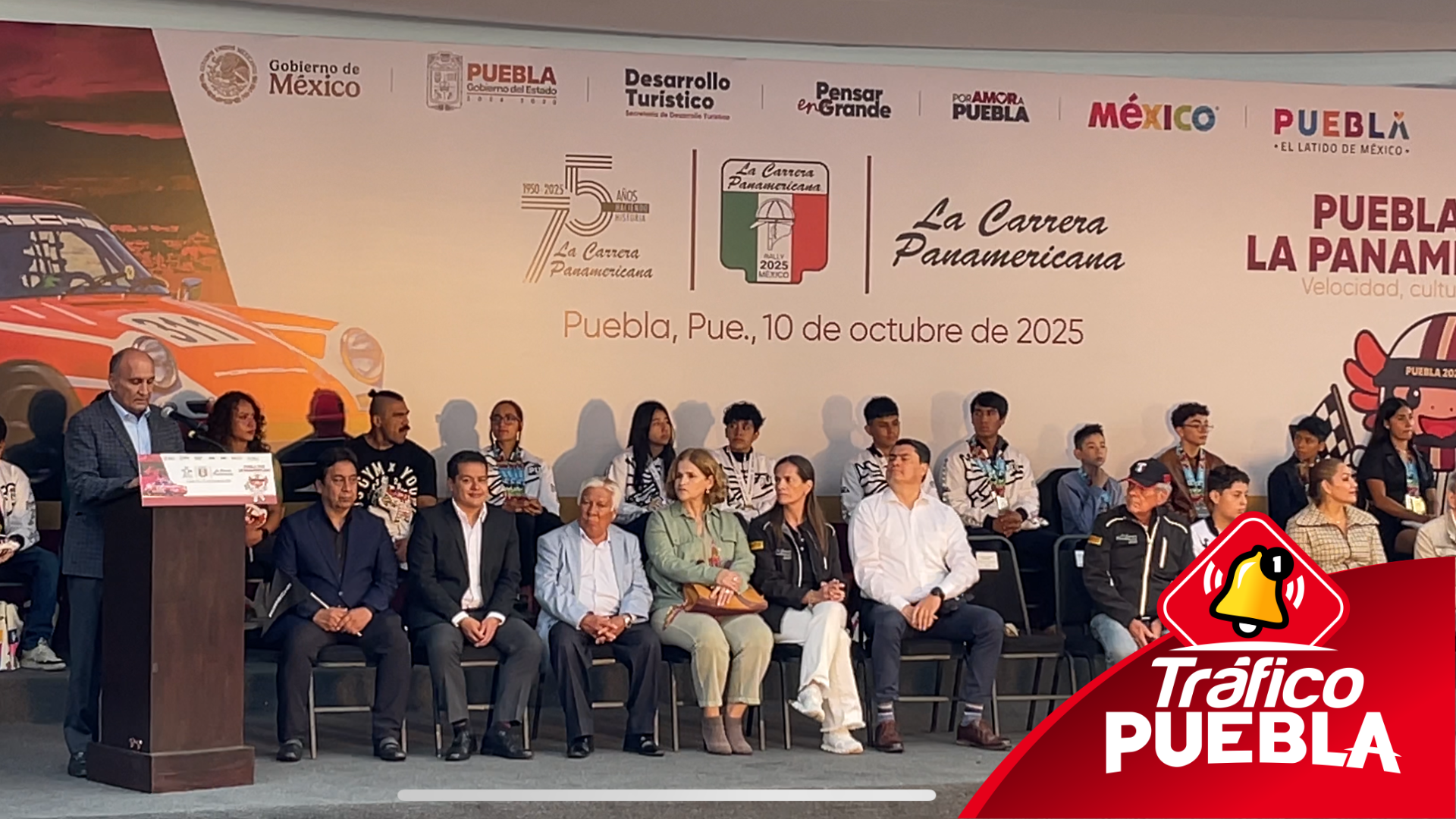 La emoción de la “Carrera Panamericana” llegó a Puebla