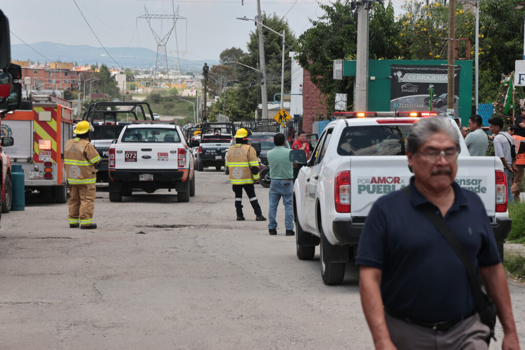 Cuatro heridos tras explosión por gas LP en Geovillas